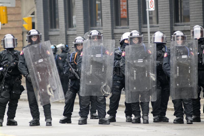Riot police officers. editorial stock photo. Image of news - 26745693
