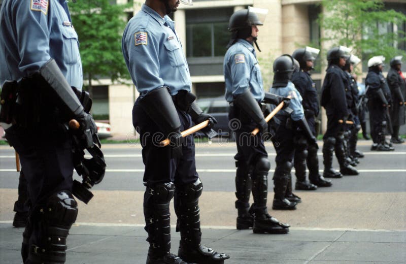 Polices at Action for G8/G20 Protests Editorial Stock Image - Image of ...