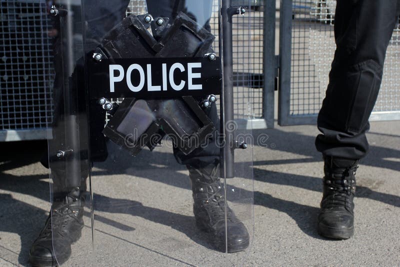 Riot Police stock image. Image of force, defensive, security - 94293181