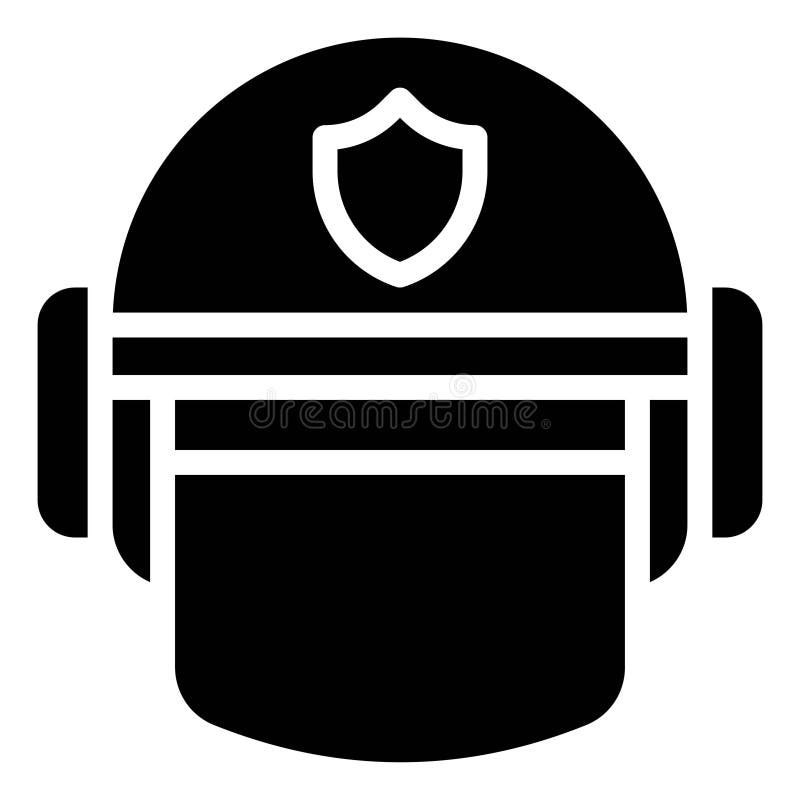 Riot Protection Helmet Icon, Protest Related Vector Stock Vector ...