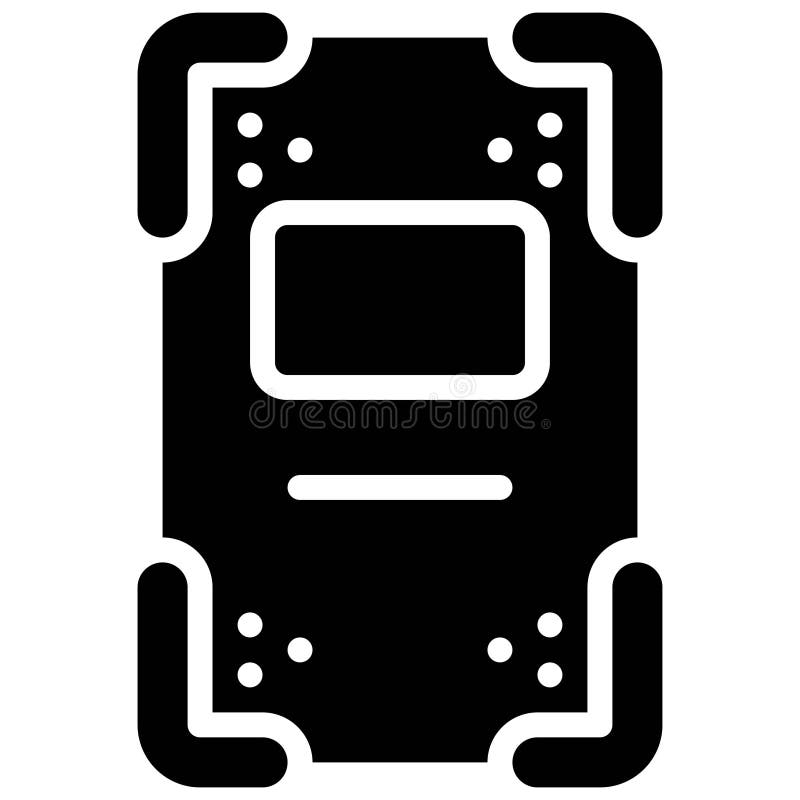 Riot Shield Icon, Protest Related Vector Stock Vector - Illustration of ...