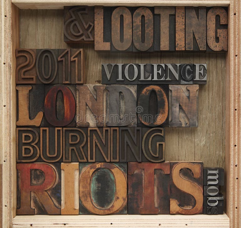 Riots, looting words stock photo. Image of words, burning - 21464526