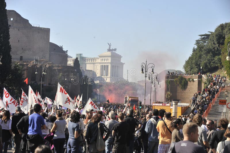 Pedestrians and Protesters, Women`s March, Central Park West, NYC, NY ...
