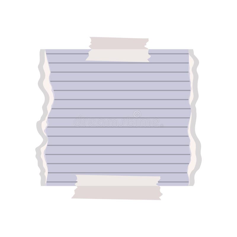 Rip cardboard design stock vector. Illustration of reminder - 235384905