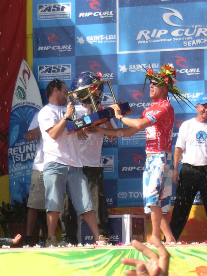 Rip curl surf podium editorial photography. Image of heat - 32460707