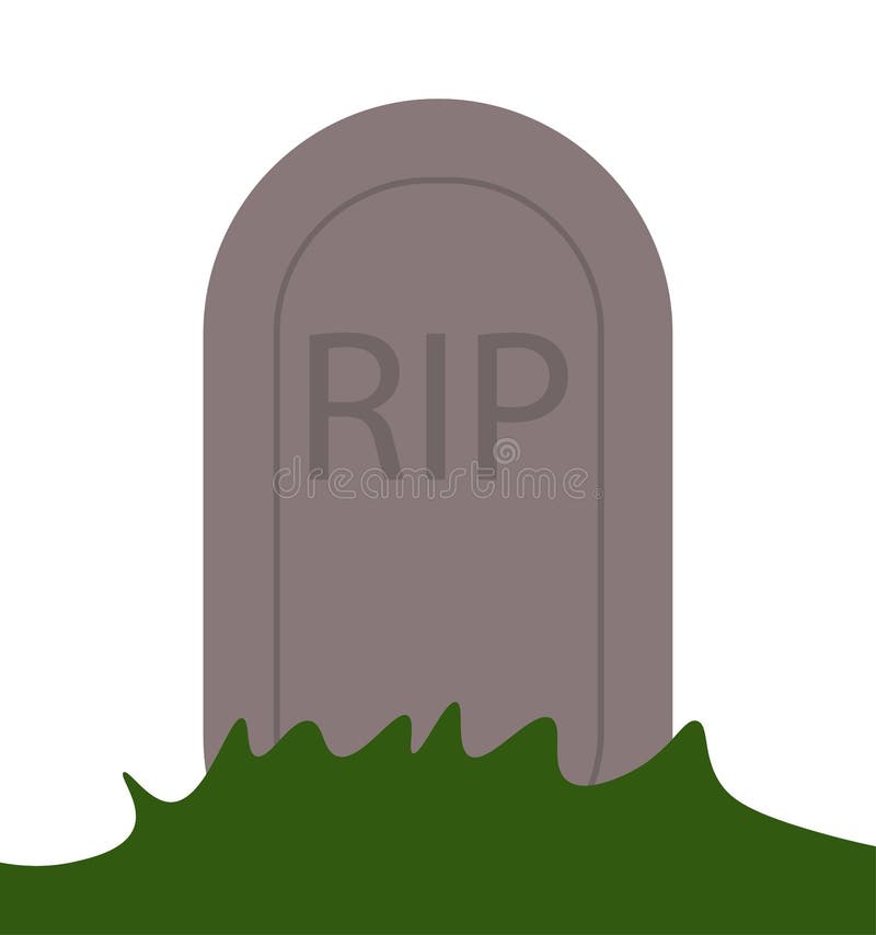 RIP grave vector icon stock vector. Illustration of painting - 120917091