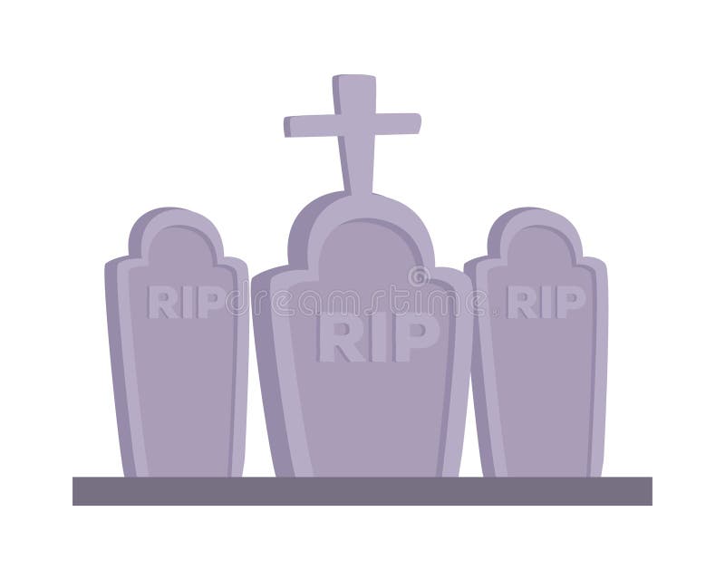 Isolated Rip Graves Vector Design Stock Vector - Illustration of buried ...