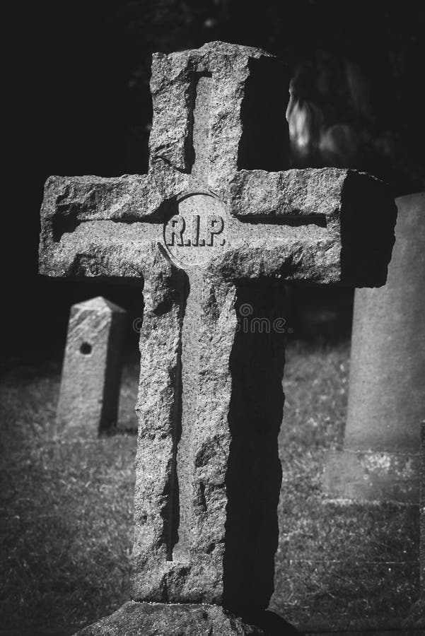 RIP headstone stock photo. Image of spooky, graveyard - 102801782