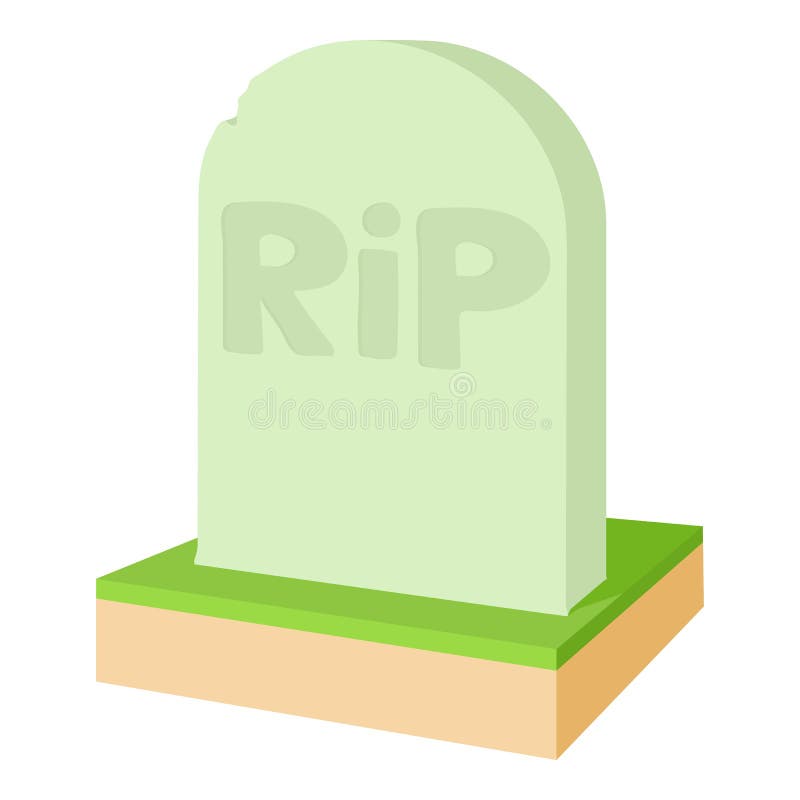 Rip icon, cartoon style stock vector. Illustration of icon - 84156611