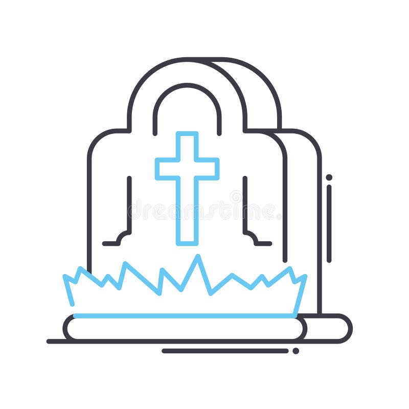 Rip Line Icon, Outline Symbol, Vector Illustration, Concept Sign Stock ...