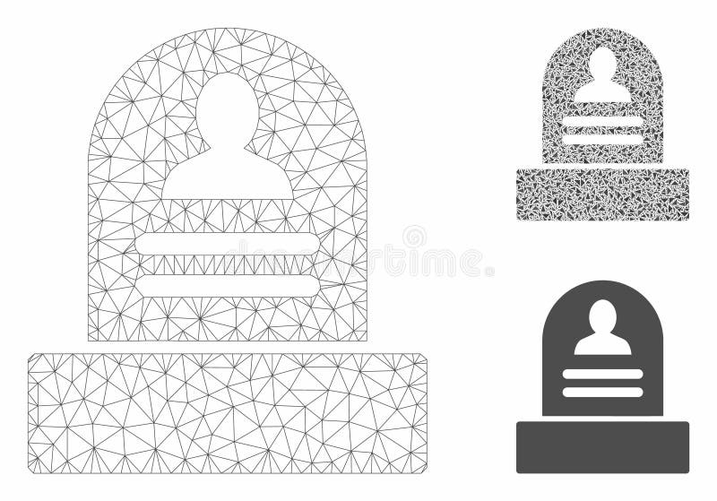 RIP Monument Vector Mesh Wire Frame Model Und Dreieck Mosaik Icon ... RIP Monument Vector Mesh Wire Frame Model Und Dreieck Mosaik Icon ...