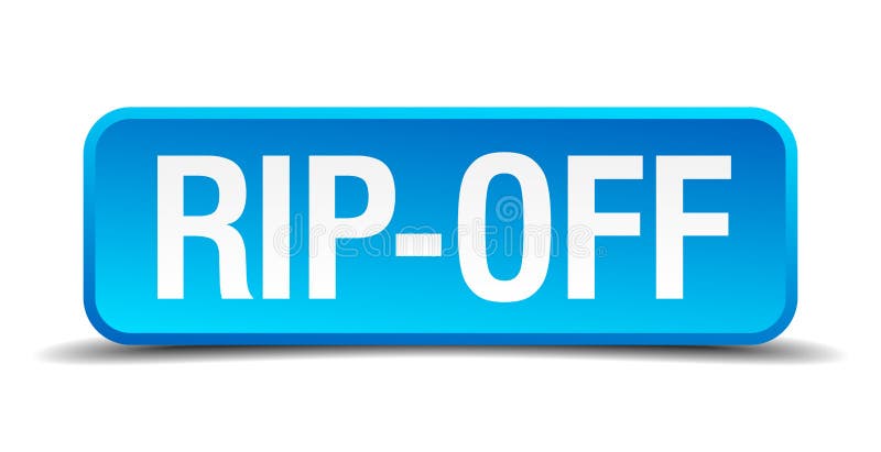 Tip Blue 3d Realistic Square Button Stock Vector - Illustration of ...