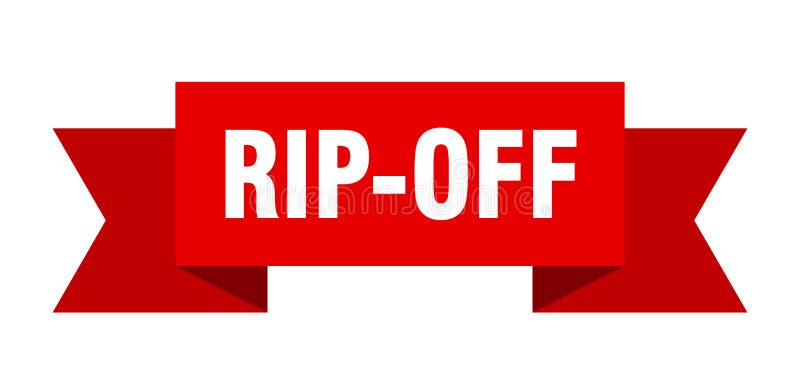 Rip-off ribbon. stock vector. Illustration of design - 191261861