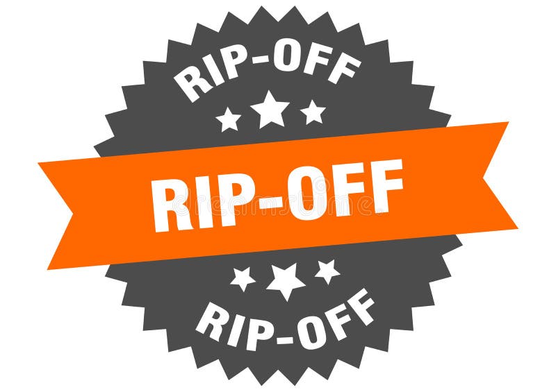 Rip-off Sign. Rip-off Circular Band Label. Rip-off Sticker Stock Vector ...