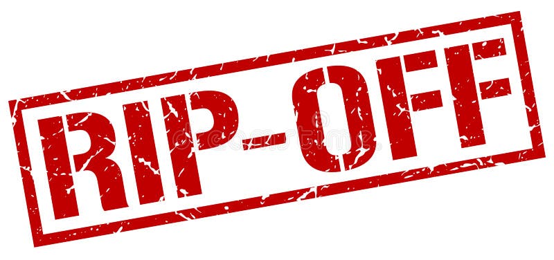 Rip-off stamp stock vector. Illustration of isolated - 122087694