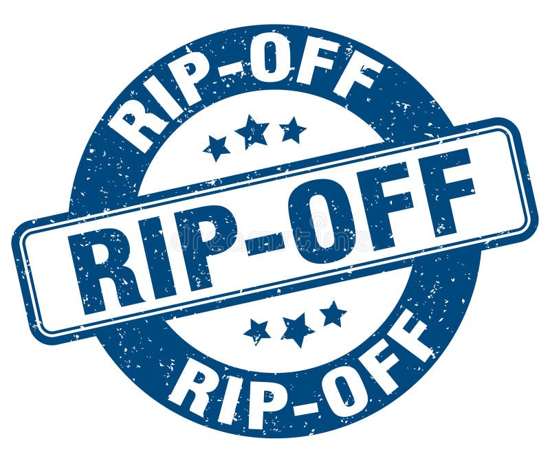 Rip-off Stamp. Rip-off Label. Round Grunge Sign Stock Vector ...