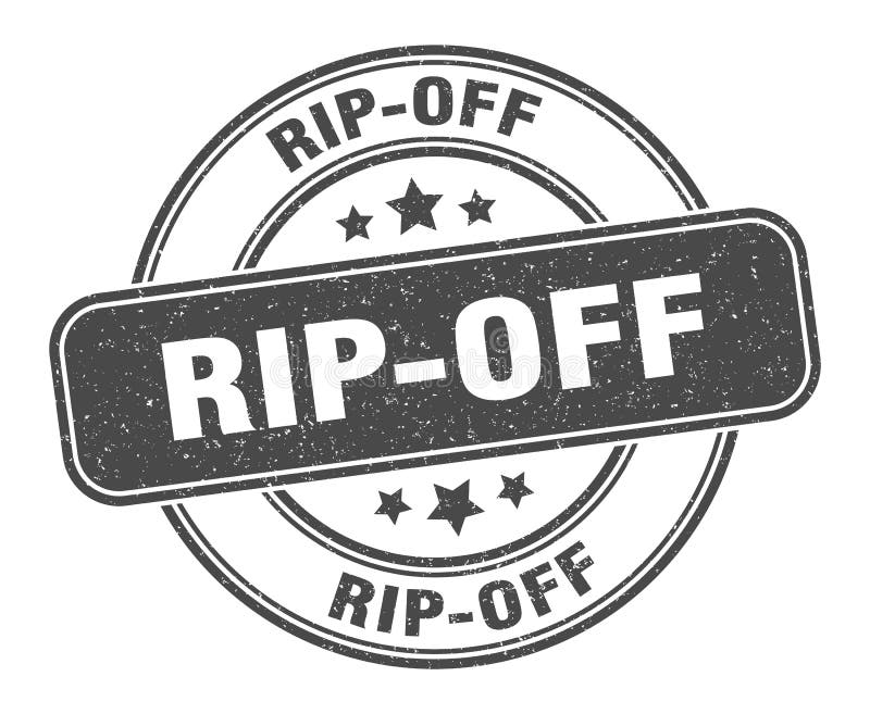 Rip-off Stamp. Rip-off Round Grunge Sign Stock Vector - Illustration of ...
