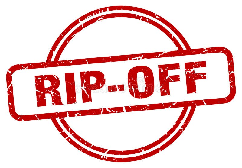 Rip-off Stamp. Rip-off Round Grunge Sign Stock Vector - Illustration of ...