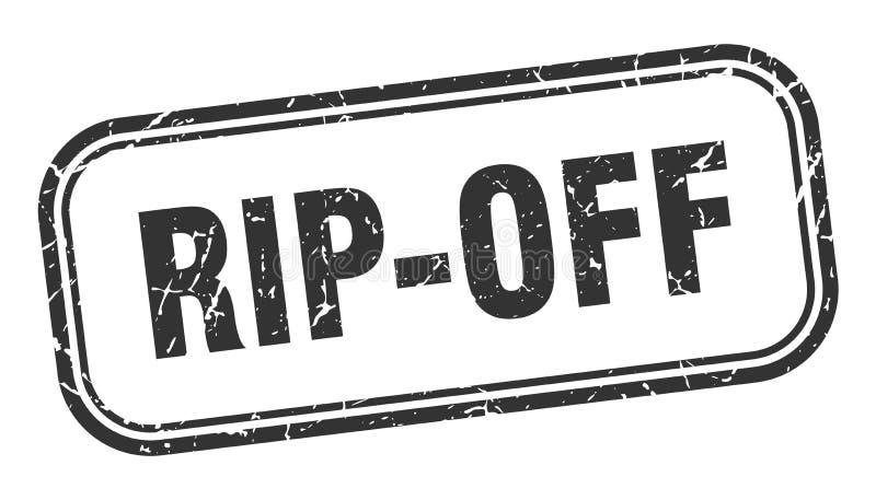 Rip-off Stamp. Rip-off Square Grunge Sign Stock Vector - Illustration ...