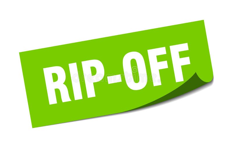 Rip-off Sticker. Rip-off Square Sign Stock Vector - Illustration of ...