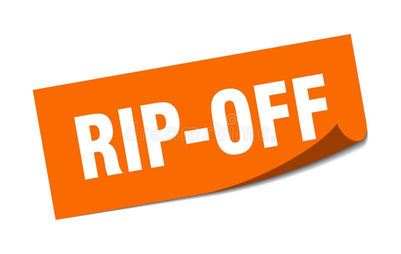 Rip-off Sticker. Rip-off Square Sign Stock Vector - Illustration of ...
