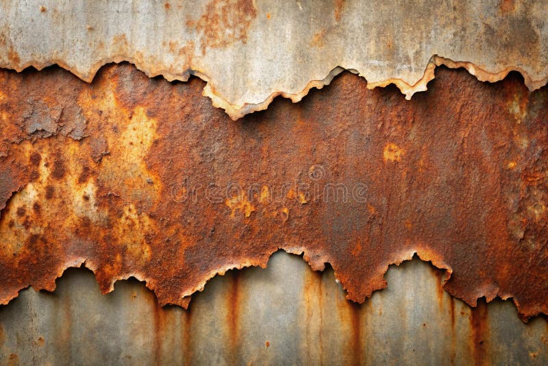 Rip Rust Metal Background with Torn Edges â€ Grunge Texture Design ...