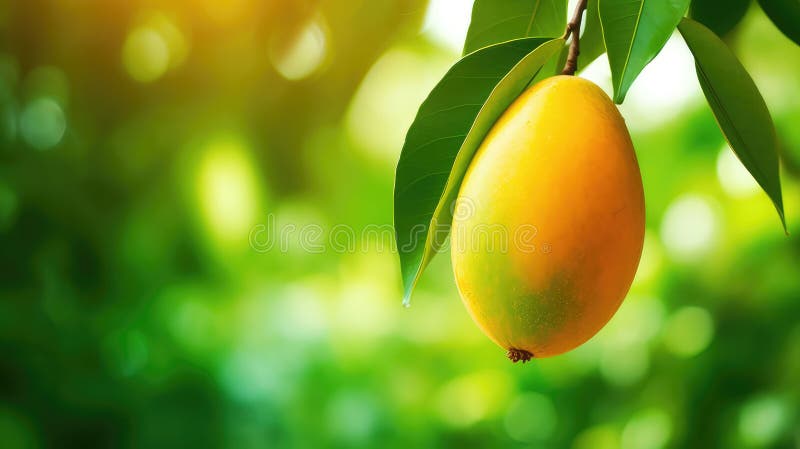 Ripe Background Mango Fruit Stock Illustration - Illustration of ...