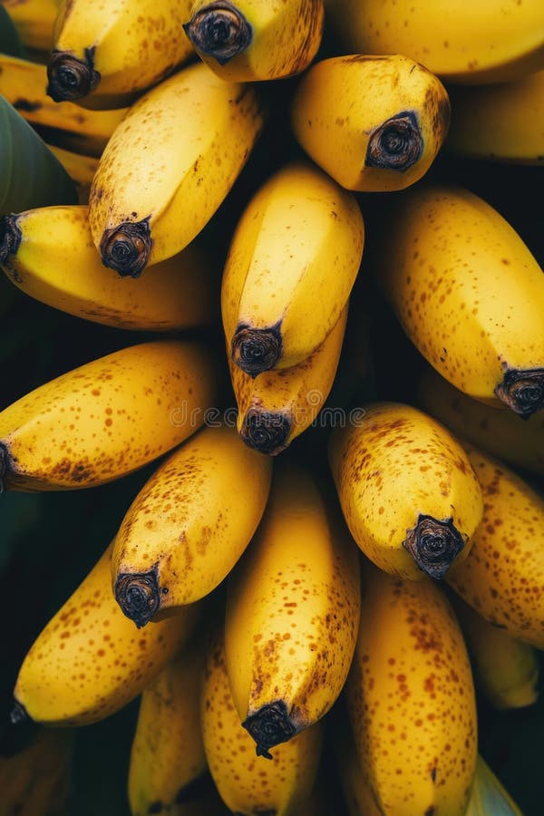 Ripe Bananas on Tree Branch Stock Image - Image of fresh, market: 380148131