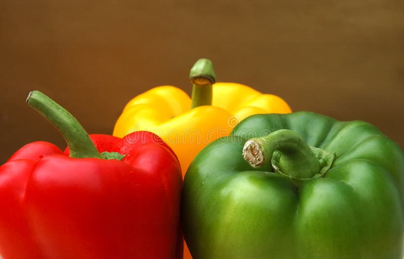 Ripe bell peppers stock image. Image of peppers, single - 3106591