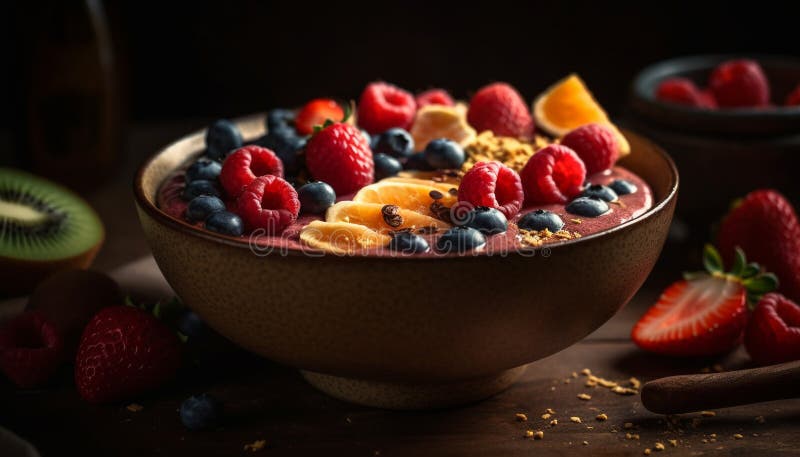 Ripe Berry Fruit Crate, Full of Freshness and Sweet Harvest Generated ...