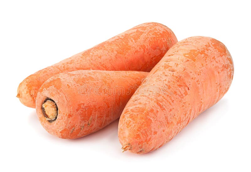 Ripe big carrot on white stock image. Image of carrot - 80299083