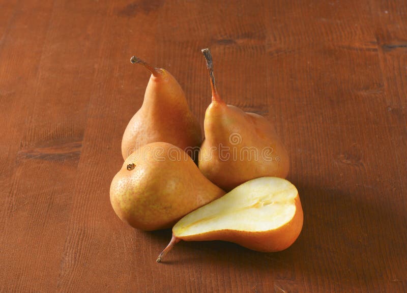 Ripe Bosc pears stock image. Image of pyrus, healthy - 46876299