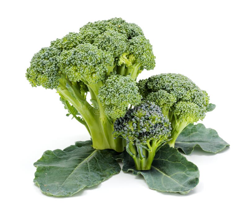 Ripe Broccoli Crops on Leaves Stock Photo - Image of green, vegetables ...