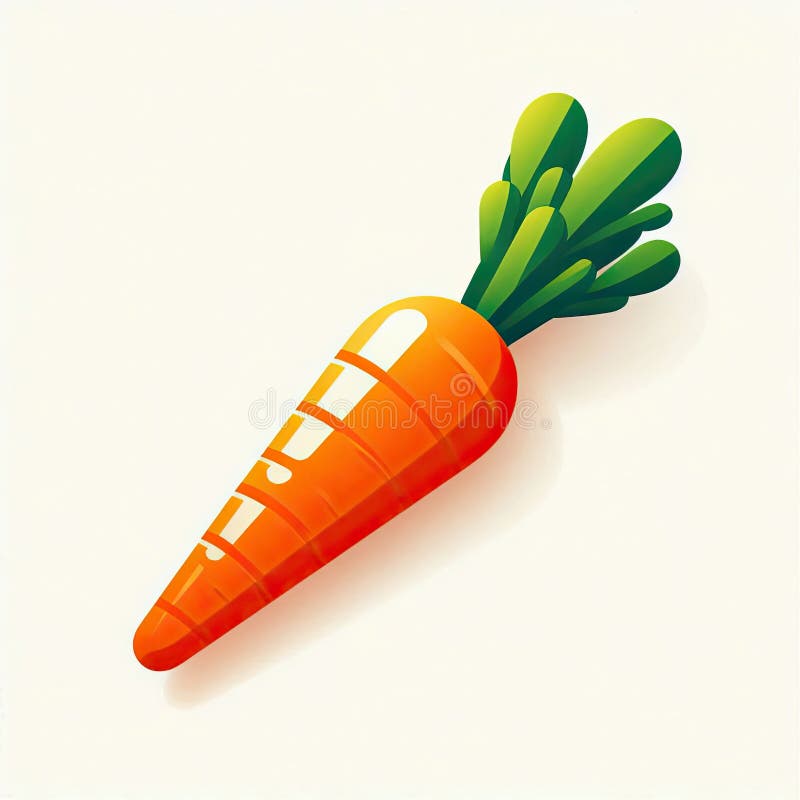 Ripe Carrot Image stock illustration. Illustration of realistic - 368041289