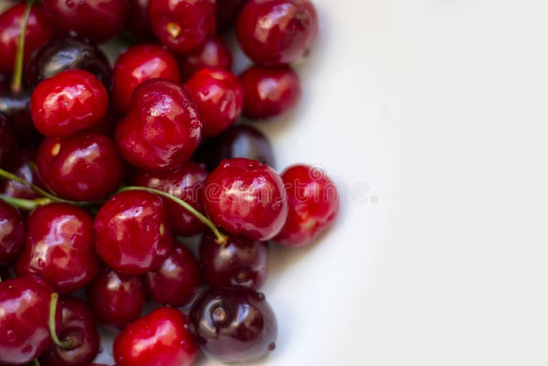 Ripe cherries stock image. Image of cherry, appetizing - 31347269