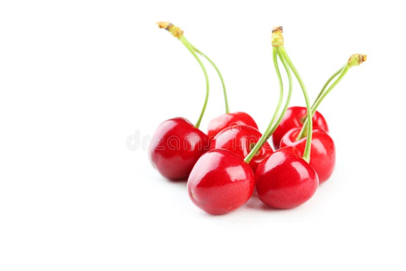 Ripe cherries stock image. Image of stem, freshness, organic - 55114889