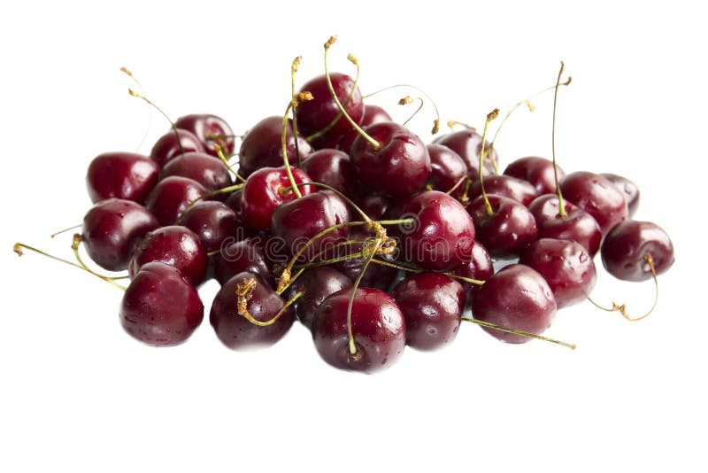 Ripe cherry stock photo. Image of drop, organic, bunch - 19949030