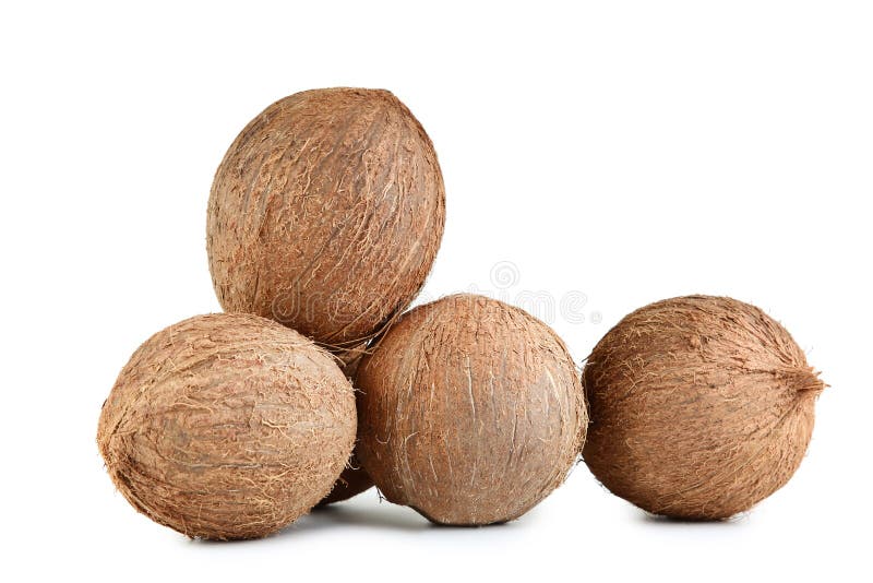 Ripe coconuts stock photo. Image of closeup, milk, background - 137870308