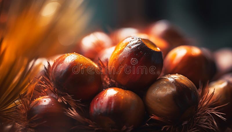 Ripe Fruit on Branch, a Healthy Snack in Nature Beauty Generated by AI ...