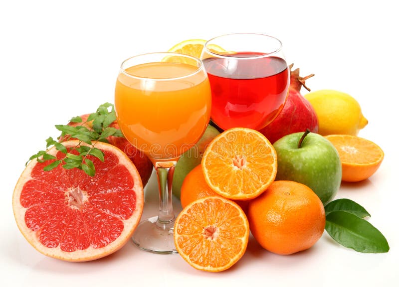 Fresh Juice Pours from Fruits and Vegetables Stock Image - Image of ...