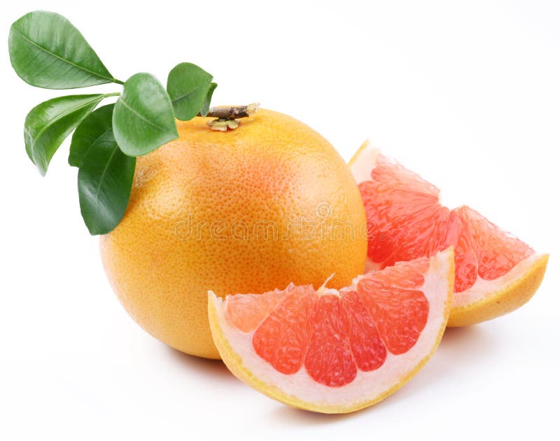 Ripe Grapefruit with Section Stock Photo - Image of fresh, flesh: 13026508