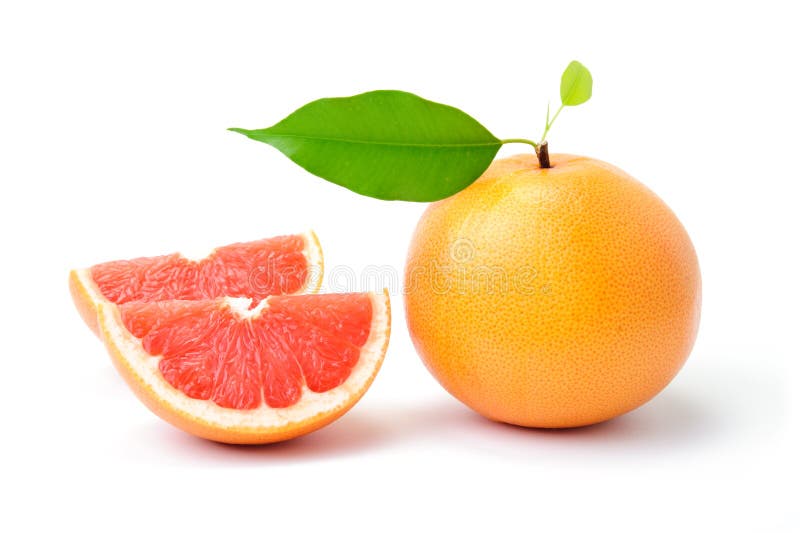 Ripe Grapefruit with Slices Stock Photo - Image of food, grapefruit ...