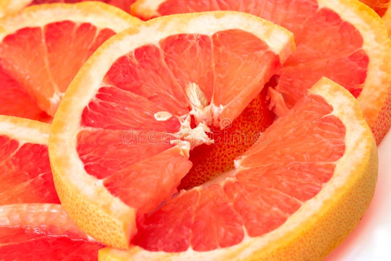 Ripe grapefruit slices. stock photo. Image of fresh, nature - 92939044
