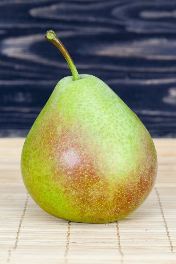 Ripe green pear stock image. Image of natural, fruit - 130432753