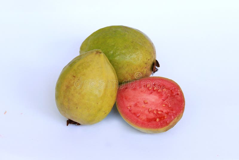 Ripe Guava Fruit Source of Vitamin C Stock Image - Image of health ...