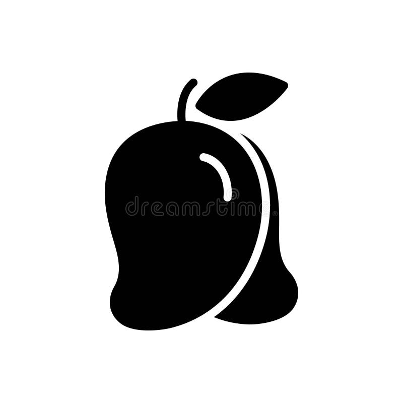 Black Solid Icon for Ripe, Clotted and Prepared Stock Vector ...
