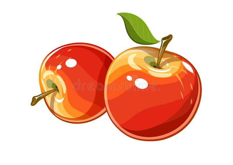 Juicy Apple Polygon . Vector Stock Vector - Illustration of design ...