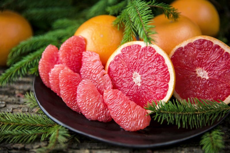 Ripe juicy grapefruit stock image. Image of tropical - 64942779