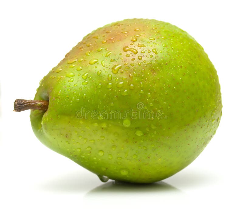Ripe juicy pear 3 stock image. Image of nature, single - 3808237