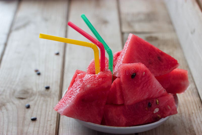 Ripe juicy red watermelon stock photo. Image of refreshment - 85470036